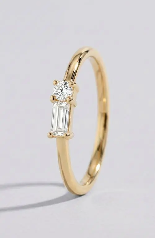 MINT & LILY Dainty Baguette Ring