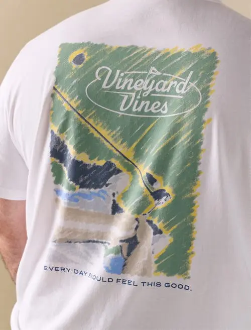 Vineyard Vines Big & Tall Pastel Golf Pocket T-shirt