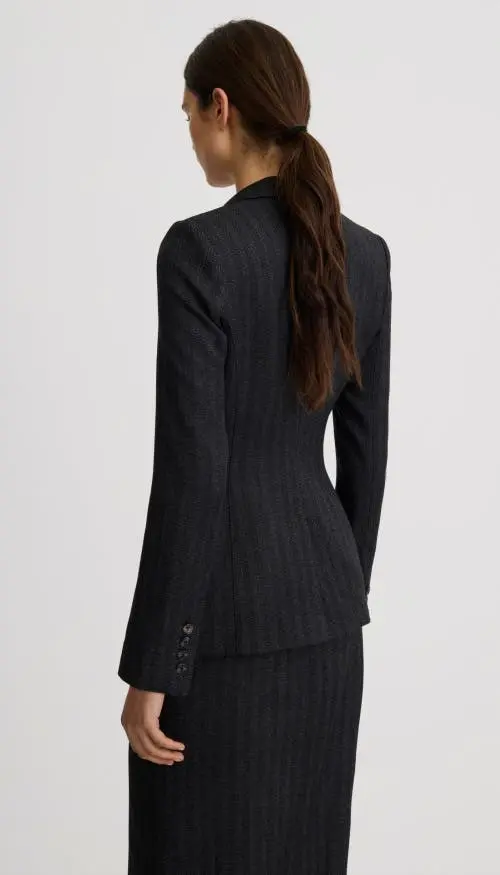 Smythe Longline Peaked Lapel Blazer