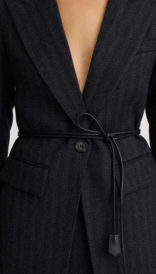 Smythe Longline Peaked Lapel Blazer