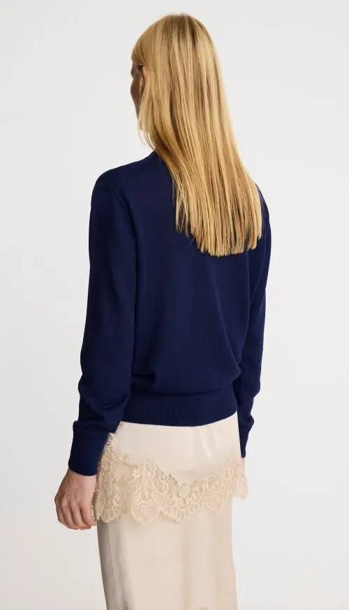 Smythe Boyfriend V-neck Sweater