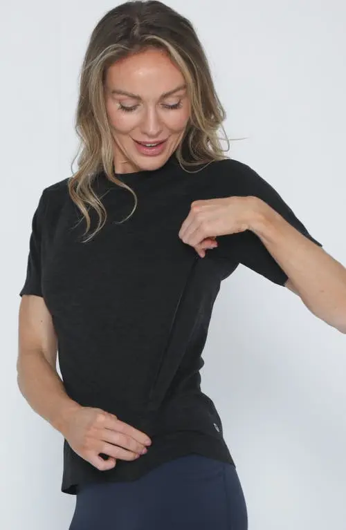 SWEAT & MILK Aria Running Seamless Nursing Tee Short Sleeve