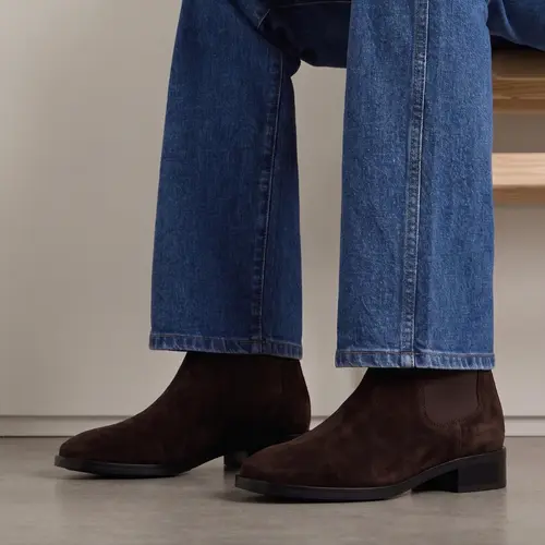 AMIE RAFA Cori Suede Chelsea Boots