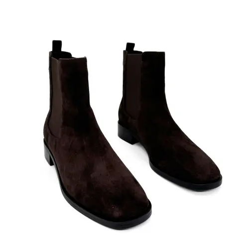 AMIE RAFA Cori Suede Chelsea Boots