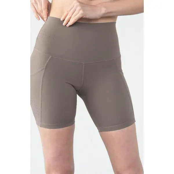 SWEAT & MILK Ultra High-rise Postpartum Compression Biker Short - Nomad