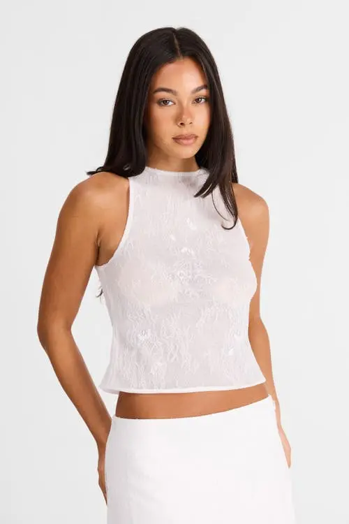 SASHA THERESE Juliette Top - White