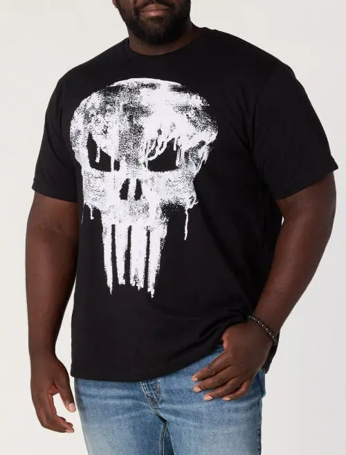 TRUE NATION BY DXL Big & Tall Skull Punisher Graphic Tee