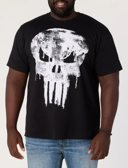 TRUE NATION BY DXL Big & Tall Skull Punisher Graphic Tee