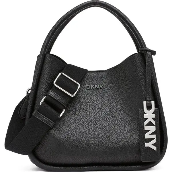 Dkny Capri Md Hobo - Black/silv