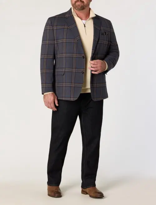 TALLIA Big & Tall Bold Plaid Sport Coat