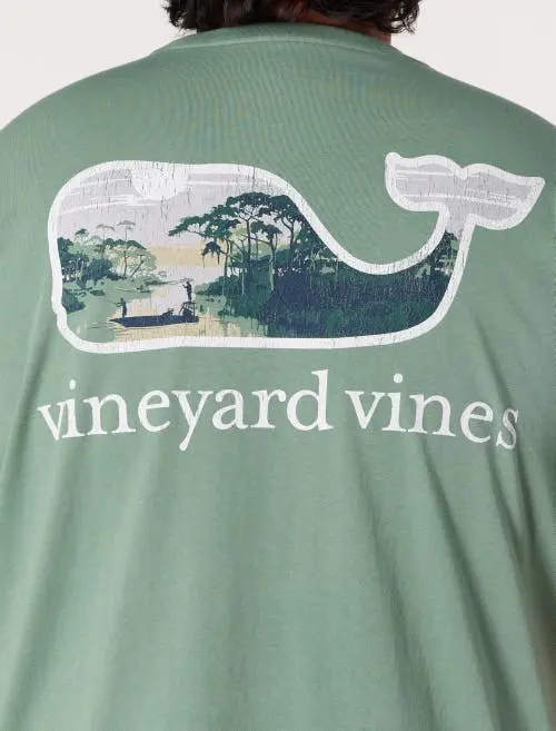 Vineyard Vines Big & Tall Country Whale Pocket Tee