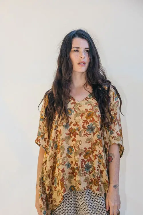SUN CHILD Mini Caftan Tigerlily - Brown