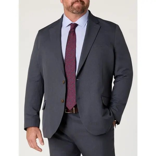 HAGGAR Big & Tall Smart Washâ® Twill Suit Jacket - Ink