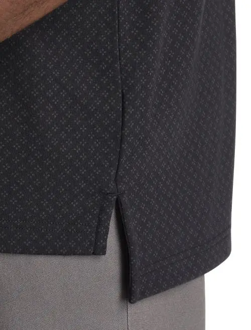 HARBOR BAY BY DXL Big & Tall Geometric Print Polo Shirt V2