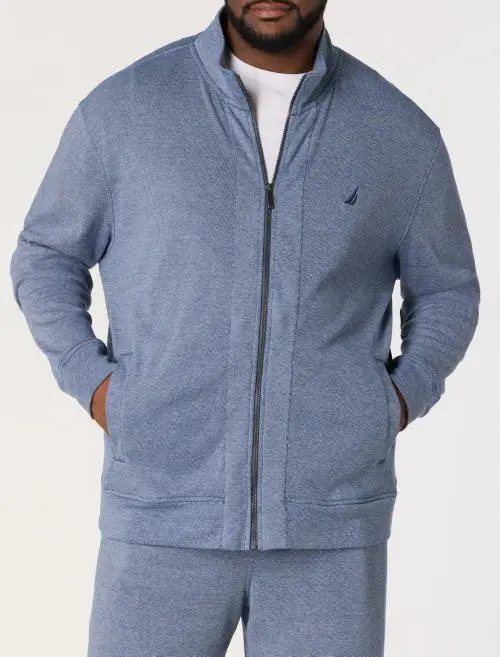 NAUTICA Big & Tall Double-knit Track Jacket - Workshirt