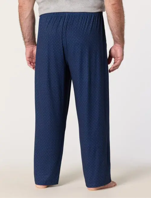 HARBOR BAY BY DXL Big & Tall Geometric Printed Lounge Pants