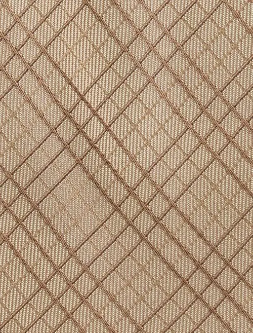 Michael Kors Big & Tall Salins Grid Patterned Tie - Tan