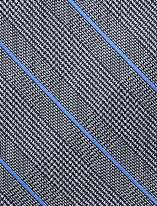 SYNRGY BY DXL Synrgy Big & Tall Dusty Glen Plaid Neck Tie - Navy
