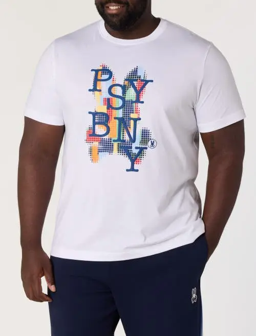 Psycho Bunny Big & Tall Wes Graphic Tee