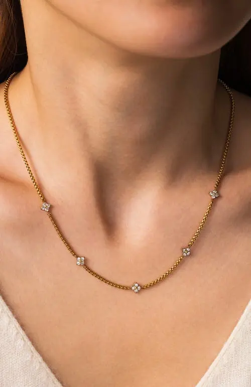 MINT & LILY Radiant Clover Necklace