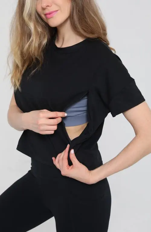 SWEAT & MILK Abigail Short Sleeve Nursing T-shirt