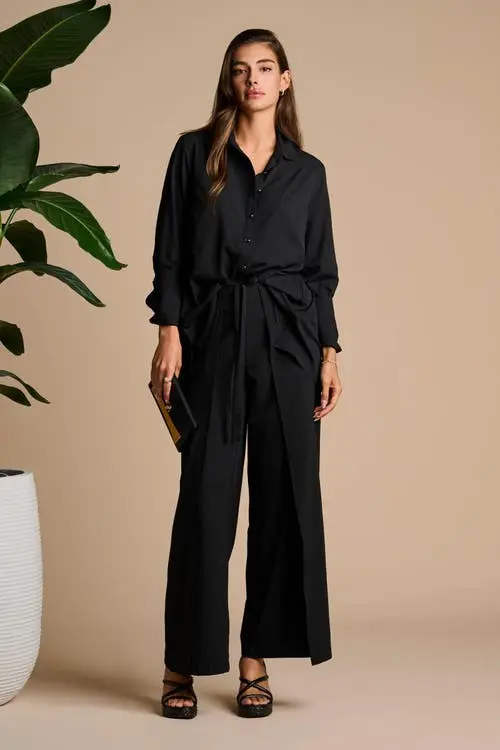 Coolibar Rhodes Pleated Back Shirt With Long Sleeves
