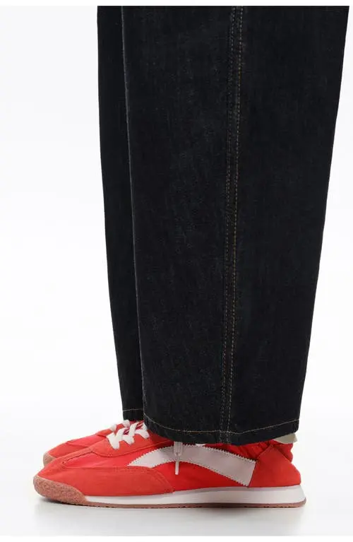 Bimba Y Lola 13 06 Suede Nylon Sneakers - Red