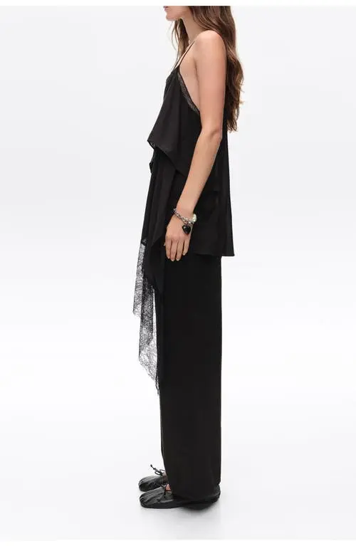 Bimba Y Lola Flowing Layered Long Top