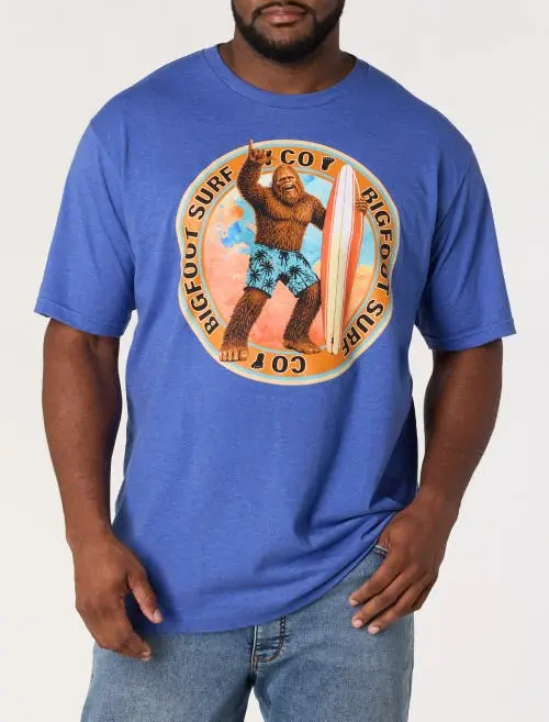 TRUE NATION BY DXL Big & Tall Bigfoot Summer Graphic Tee
