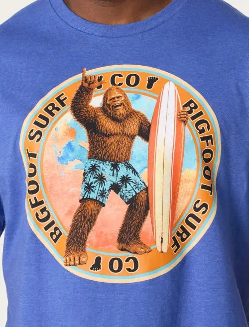 TRUE NATION BY DXL Big & Tall Bigfoot Summer Graphic Tee