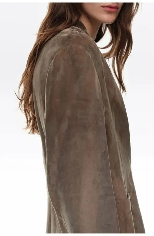 Bimba Y Lola Fluid Wrap Jacket With Tie Waist
