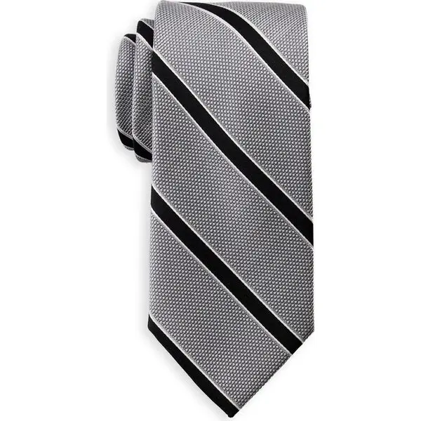 Michael Kors Striped Neck Tie - Black