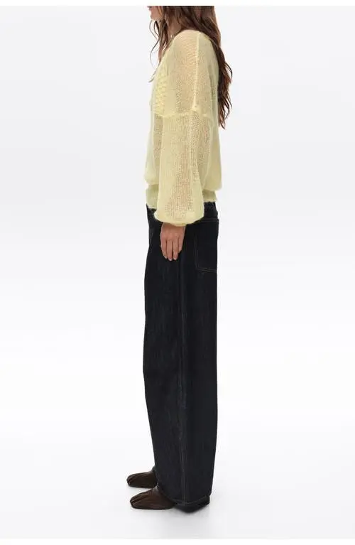 Bimba Y Lola Mohair Sweater With Overlay Top