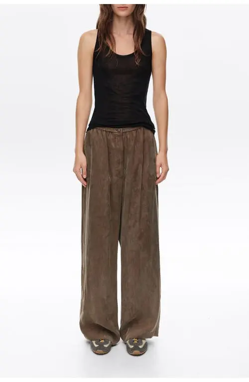 Bimba Y Lola Fluid Jogger Trousers - Dark Olive