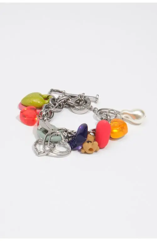 Bimba Y Lola Heart Multicharm Bracelet