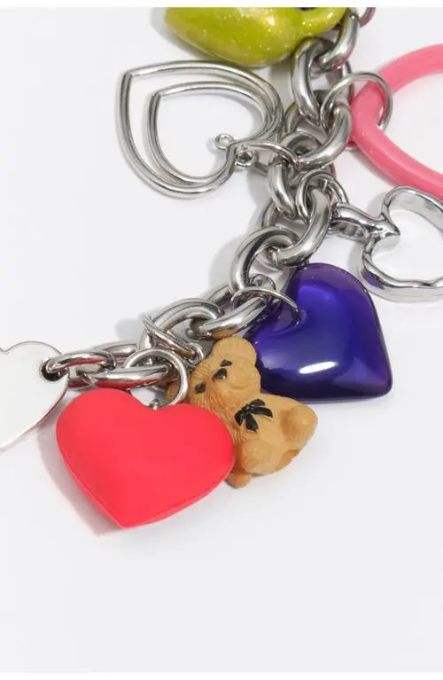 Bimba Y Lola Hearts Multicharm Necklace