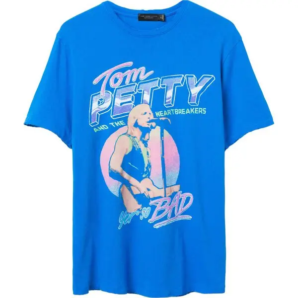 Junk Food Tom Petty Yer So Bad Graphic T-shirt - Blue Aster