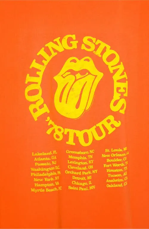 Junk Food Rolling Stones '78 Tour Graphic T-shirt