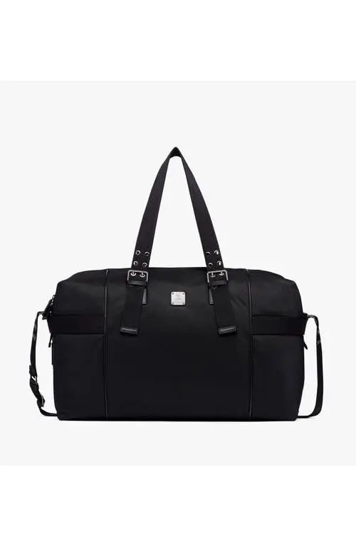 Mcm Ottomar Nova Weekender Bag In Monogram Econyl