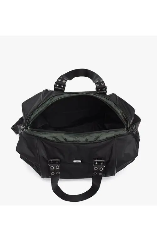 Mcm Ottomar Nova Weekender Bag In Monogram Econyl