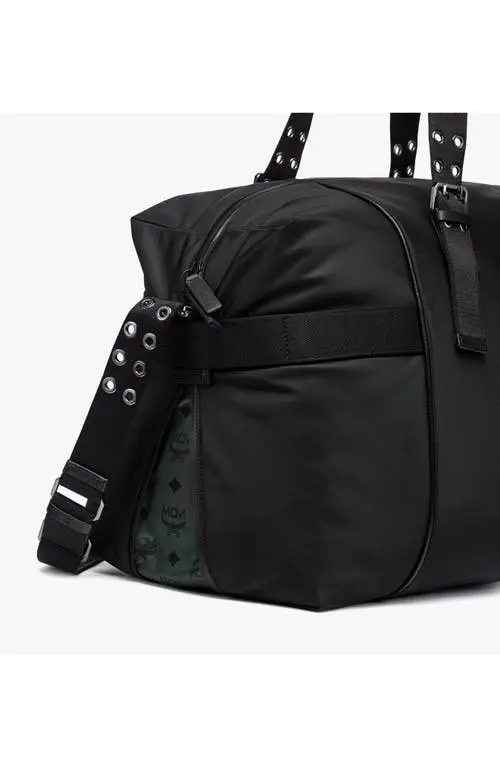 Mcm Ottomar Nova Weekender Bag In Monogram Econyl
