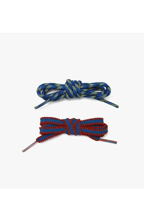Mcm Shoelace And Charm Set