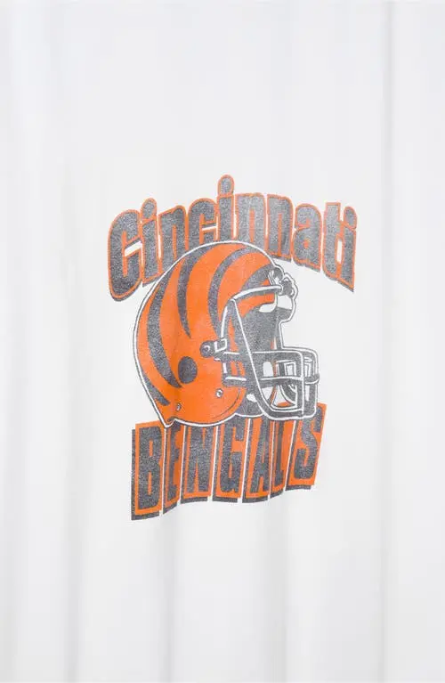 Junk Food Cincinnati Bengals Throwback Helmet Cotton Graphic T-shirt