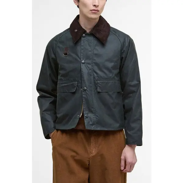 Barbour Spey Wax Jacket - Sage