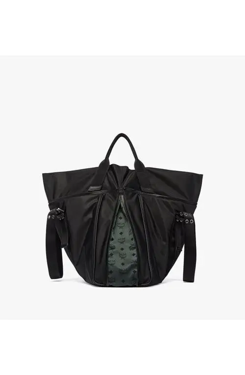 Mcm X-large Aren Nova Tote In Monogram Econyl