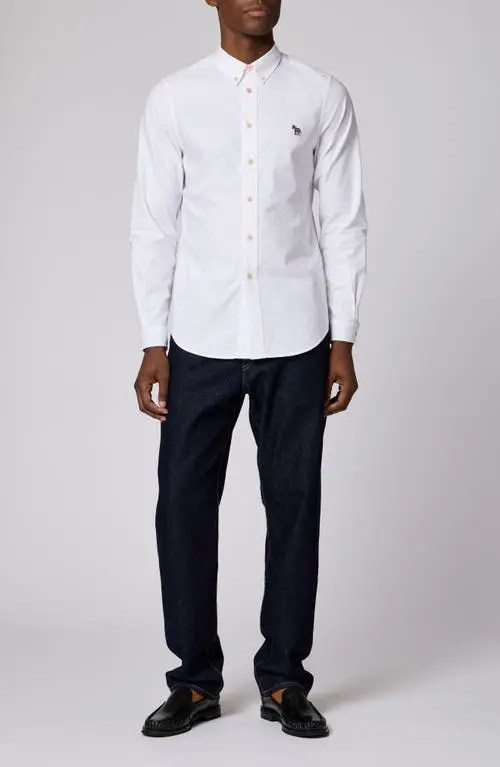 Paul Smith Zebra Badge Tailored Fit Organic Cotton Shirt