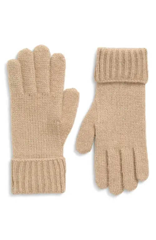 Treasure & Bond Ribbed Cuff Knitted Gloves - Grey Chateau