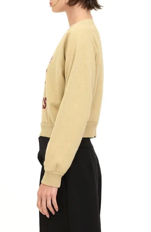 PROJECT SOCIAL T Shrunken Graphic Sweatshirt