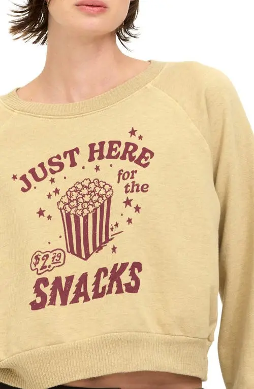 PROJECT SOCIAL T Shrunken Graphic Sweatshirt