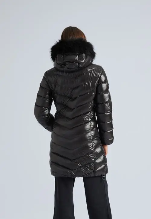 JACK1T Longline Hooded Down Coat